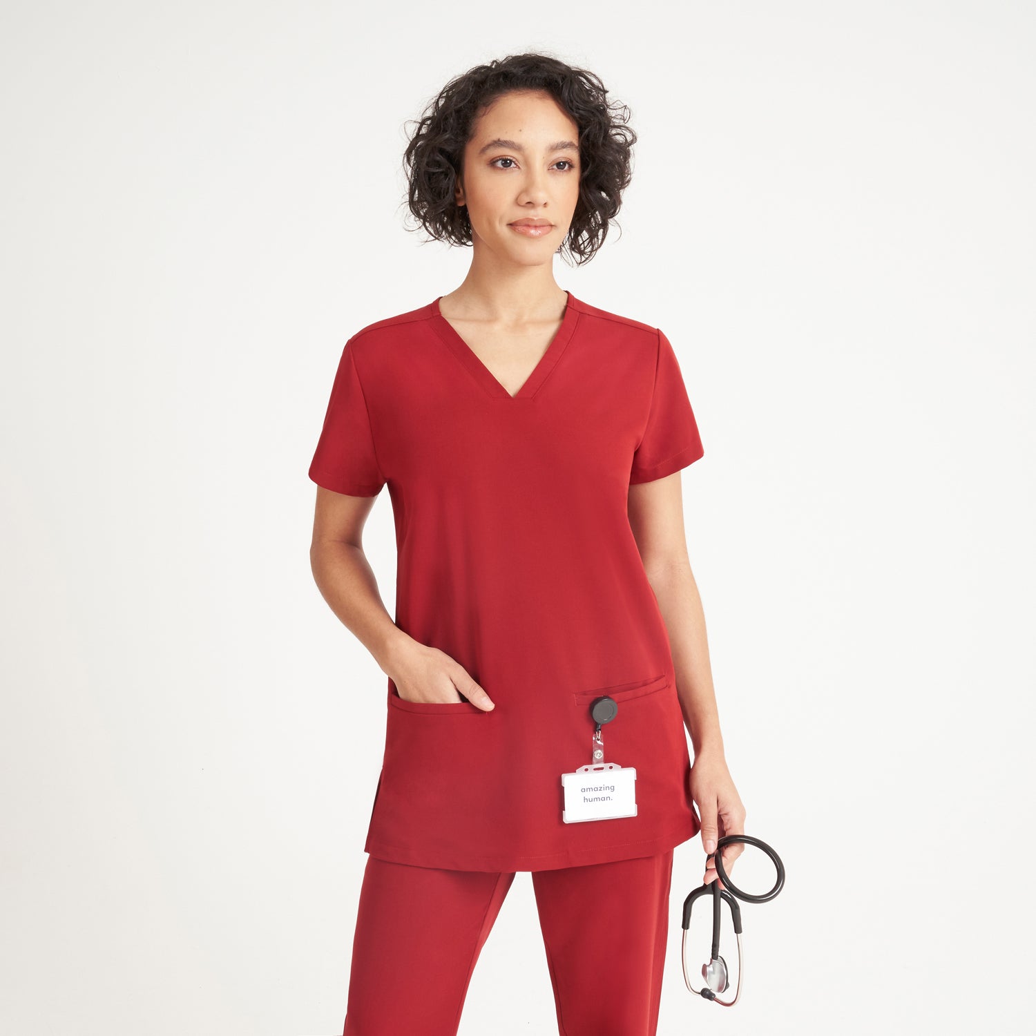 Burgundy Scrubs - Nursing Medical Scrub Tops & Trousers | Simki UK